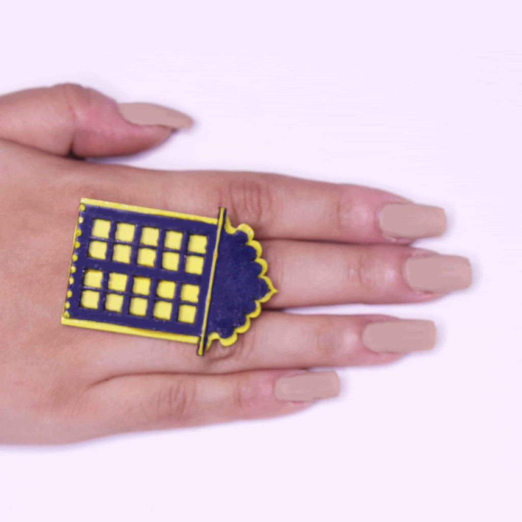 Window Ring - Handmade Art Jewelry